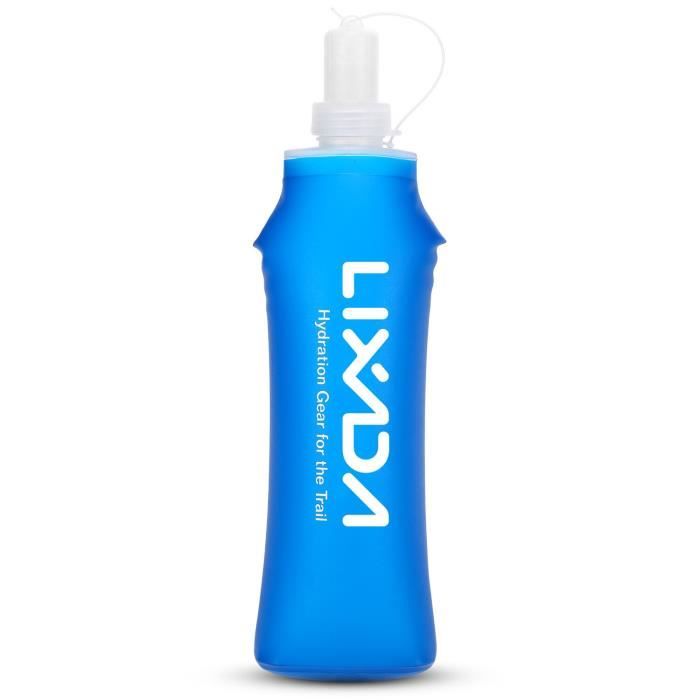 1pcs -Lixada – bouteilles d'eau pour activités en plein air, 1-2 ml, souples, pliables, en ...