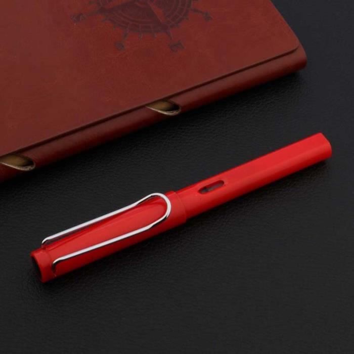 STYLO,red-0.38mm Needle--Stylo plume à Piston de haute qualité ...