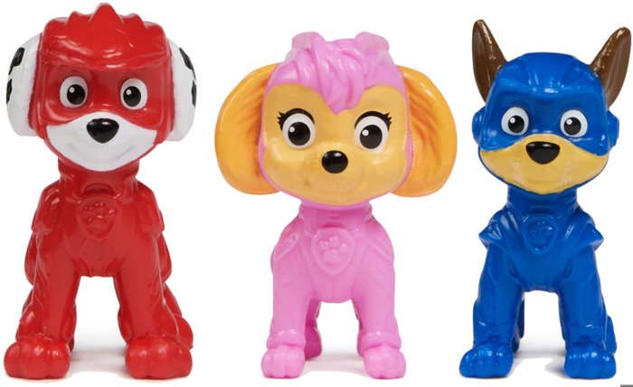 Pat Patrouille The Movie 2 Petit lot de 3 figurines Chase Chase ...