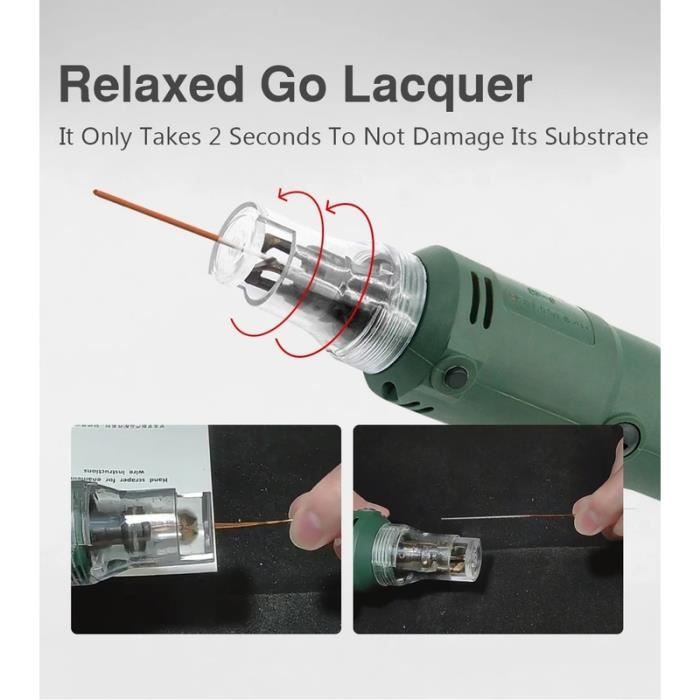 220V-Machine électrique de grattage de peinture, fil de cuivre émaillé ...