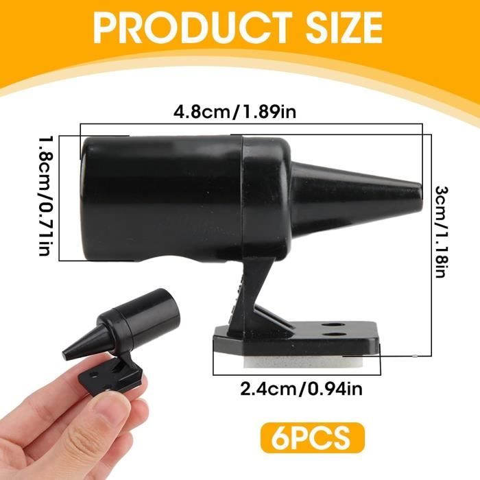 6-Pack sifflet ultrason anti gibier, sifflet anti gibier pour voiture ...