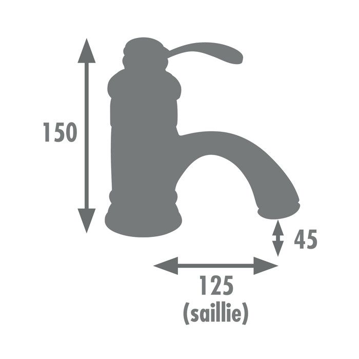 Edouard Rousseau - Mitigeur Lavabo BYRON - Vieux Bronze - Cdiscount ...