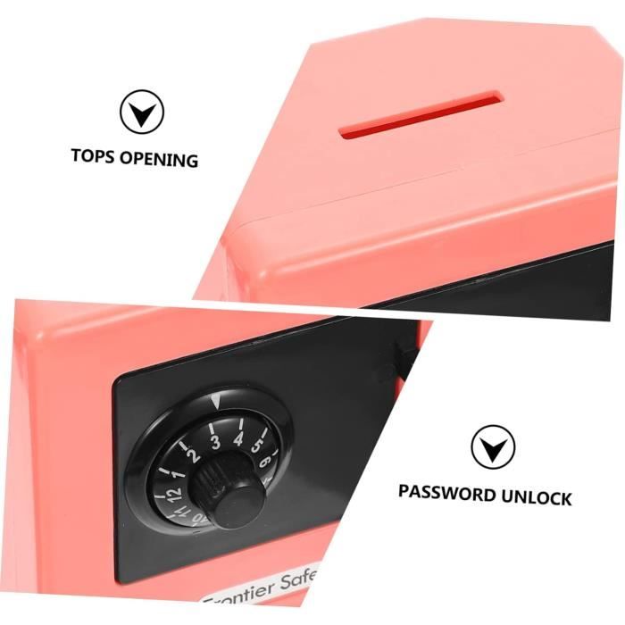 3 Pièces Mini Coffre-Fort Enfants Bureau Pot Enfants Jouets Jouet Pour ...