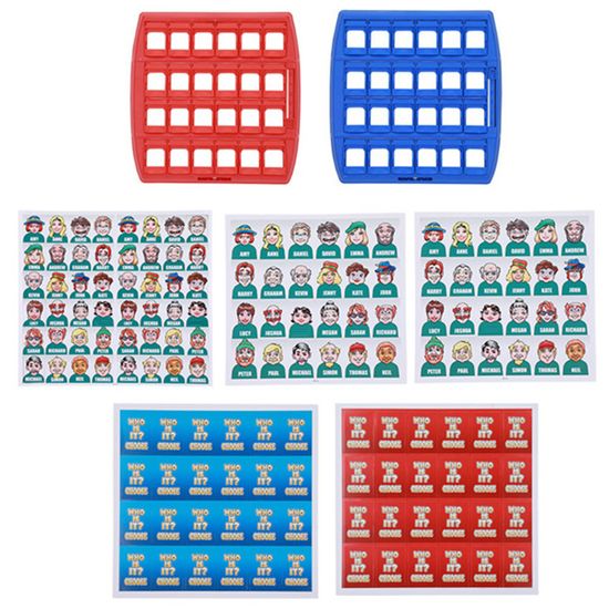 Qui est-ce ? Jeu de société classique amusant pour parents et enfants ...