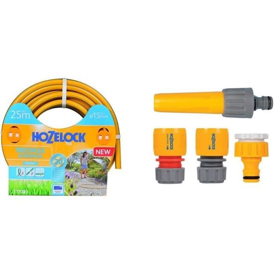 117023 Tuyau 25 M Diam 15 Mm Tricoflex Ultraflex & 2352P0000 Nécessaire ...