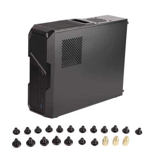 HURRISE mini boîtier PC Mini boîtier ITX mise en page exquise Port ...