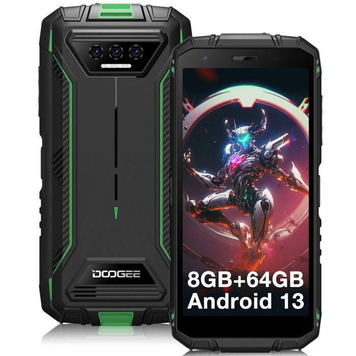 Telephone portable DOOGEE S41T Robuste Smartphone 5.5 pouces 8+64Go/T ...