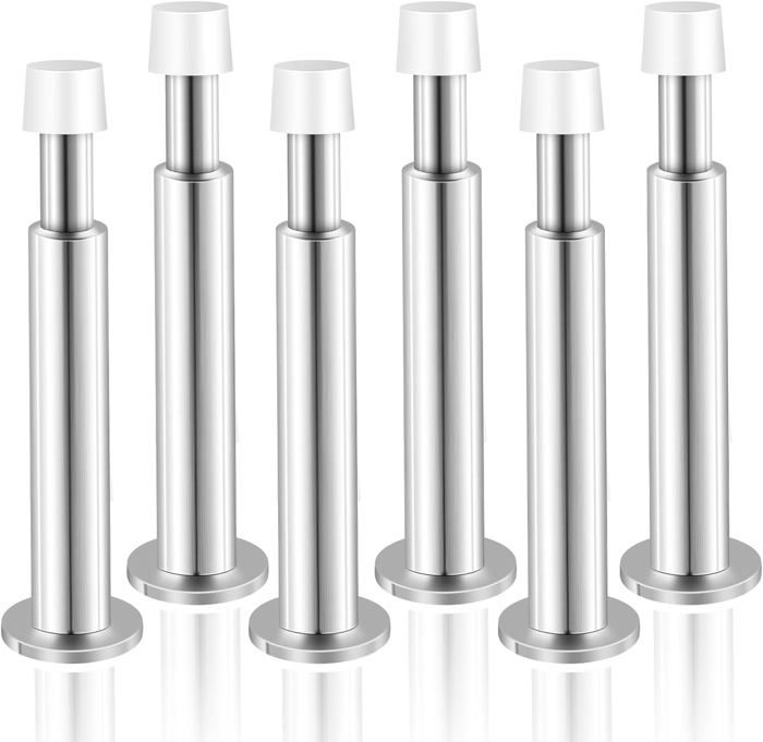 Lot de 6 butées de porte, butées de porte pour plinthes, butées de ...