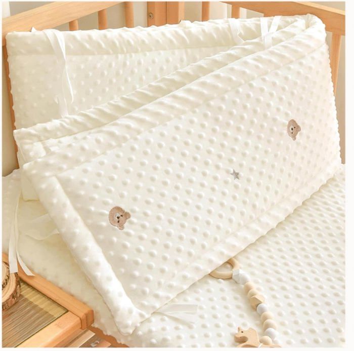 Tour De Lit Bébé Tour De Lit Respirant Fibre De Polyester Douce ...