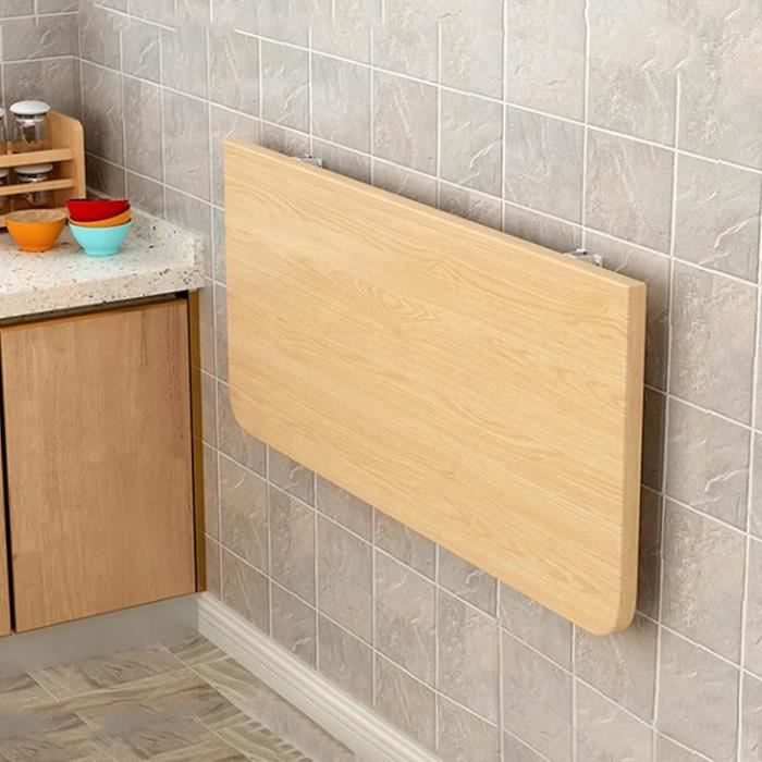 Table Murale Rabattable Petite Table Pliante Murale Bureau Flottant ...