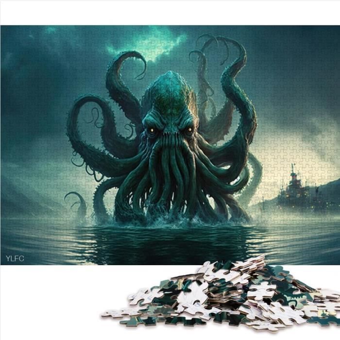 Puzzle Monstre Marin 300 Pièces - Adapté Aux Adultes - Puzzle En Bois ...