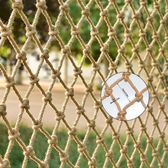 KACQIYT Filet Corde Filet pour Escalier Filet de Protection Filet de ...