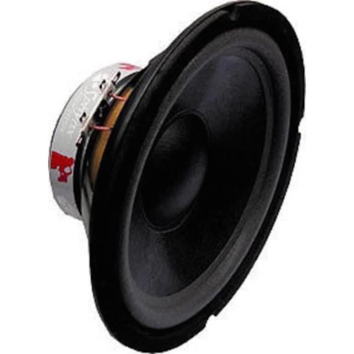 PAIRE BOOMER HAUT PARLEUR HP POLYPROPYLENE WOOFER 120W MAX 165MM 8 OHMS ...