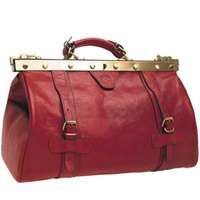 Sac Doctor Bag en Cuir de vachette - Rouge - Cdiscount Bagagerie ...