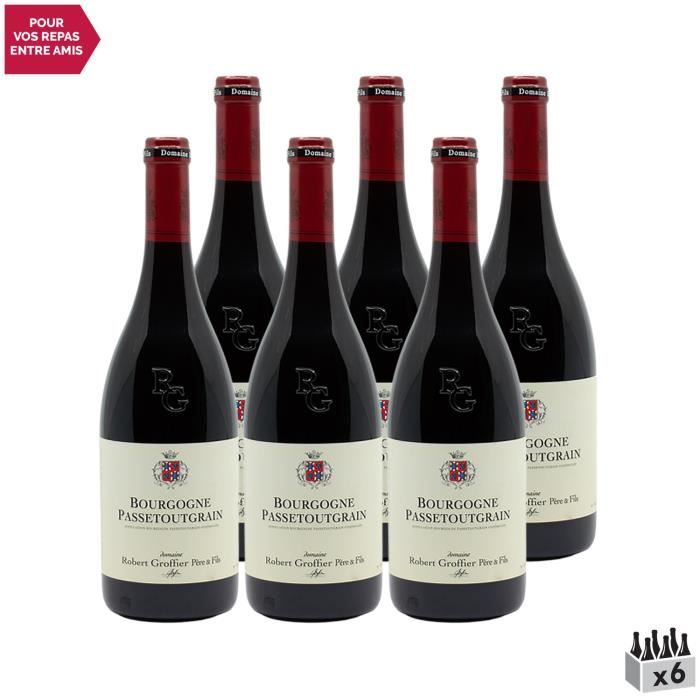 Bourgogne Passe-tout-grains Rouge 2017 - Lot de 6x75cl - Domaine Robert ...