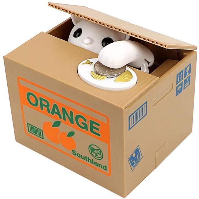 Panda Coin Box Kids Money Bank Automated Cat Thief Money Toy Boxes Gift ...