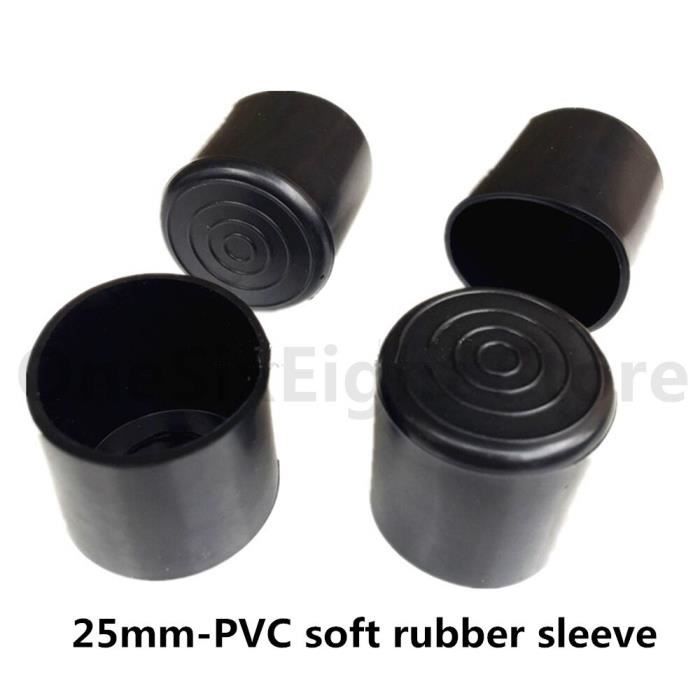 Embouts de chaise carrés - Protecteur de sol - PVC 25mm - Lot de 2 ...