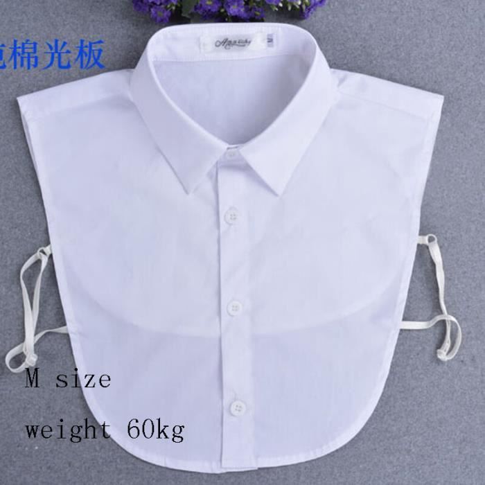 Cravate,Faux Col détachable pour homme, 100% coton, accessoire de ...