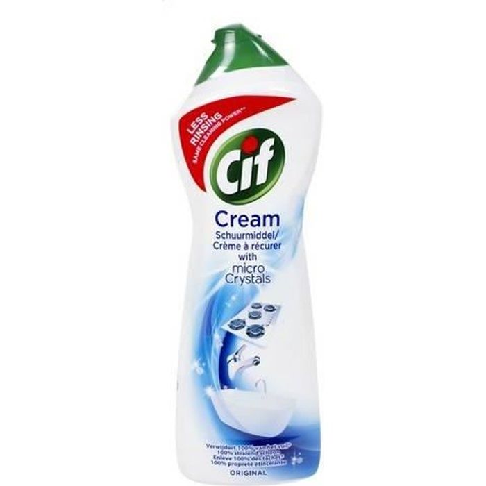 CIF - Crème à récurer - Micro Crystals - Original - 750ml - Cdiscount ...
