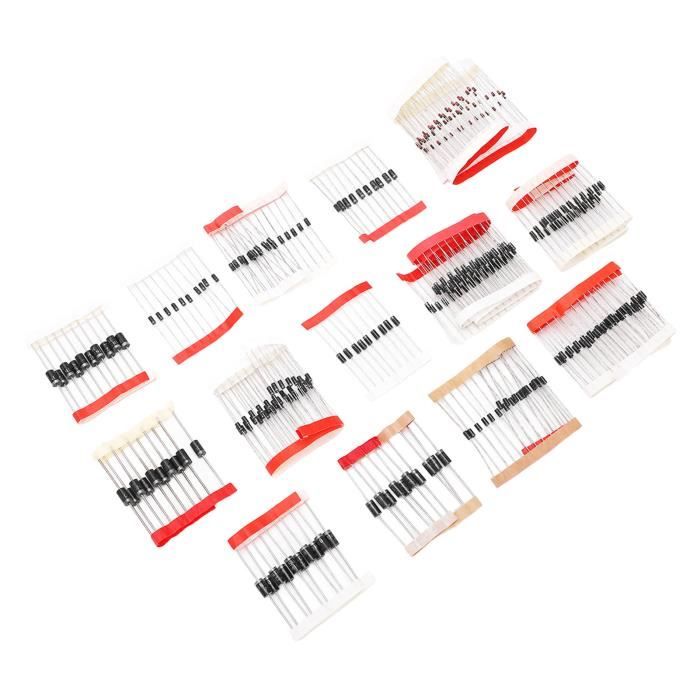 Fdit Diode de redressement 240Pcs Diode 14 Valeurs Redresseur ...