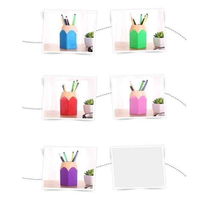 GOODONE-Creative Pen Vase Crayon Pot Porte-stylo Papeterie Bureau Tidy ...