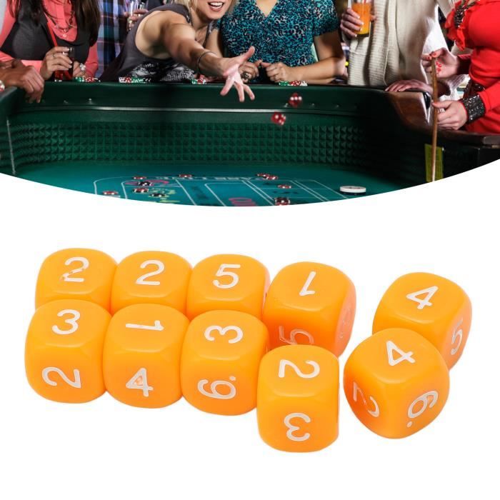 Jeu de Dès Coquin 20 pièces Orange Haute Qualité - Cdiscount Jeux - Jouets