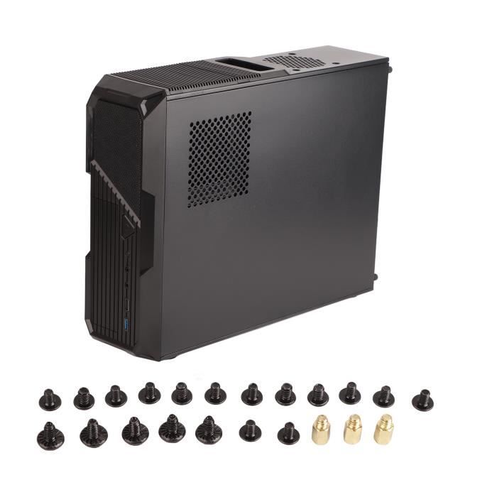 HURRISE mini boîtier PC Mini boîtier ITX mise en page exquise Port ...
