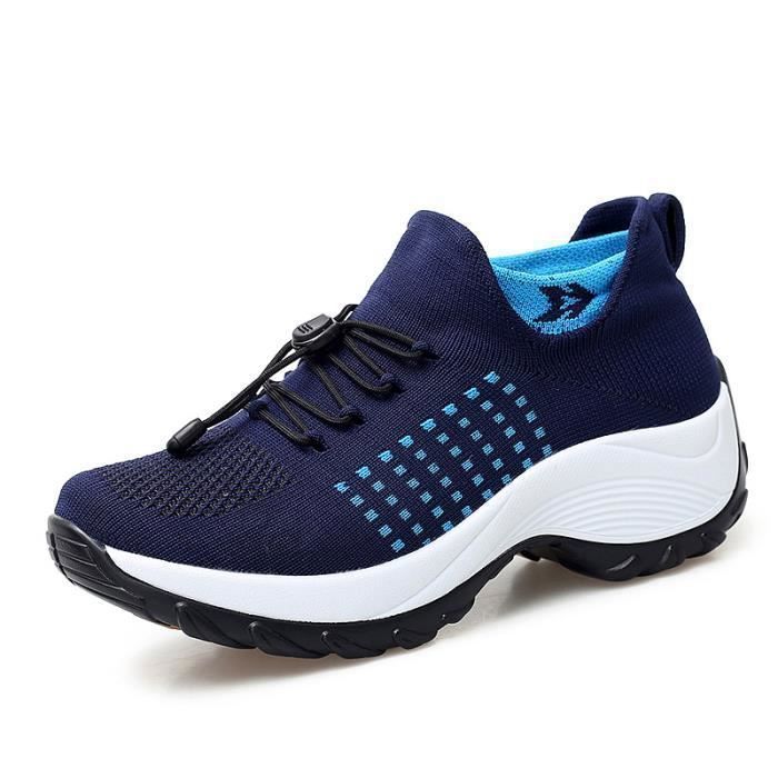 Femme Air Baskets Chaussures de Course Gym Fitness Sport Sneakers ...