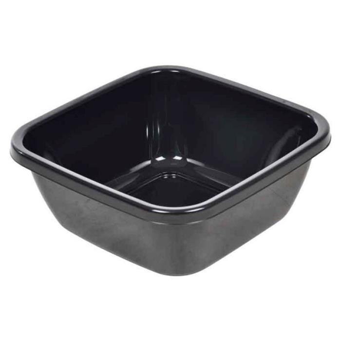 Bassine Carrée "bassin" 6l Noir - Paris Prix - Cdiscount Maison
