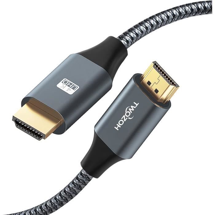 Câble Hdmi 7,5M,4K Câble Hdmi 2.0 Haute Vitesse,Cable Hdmi À Cordon ...