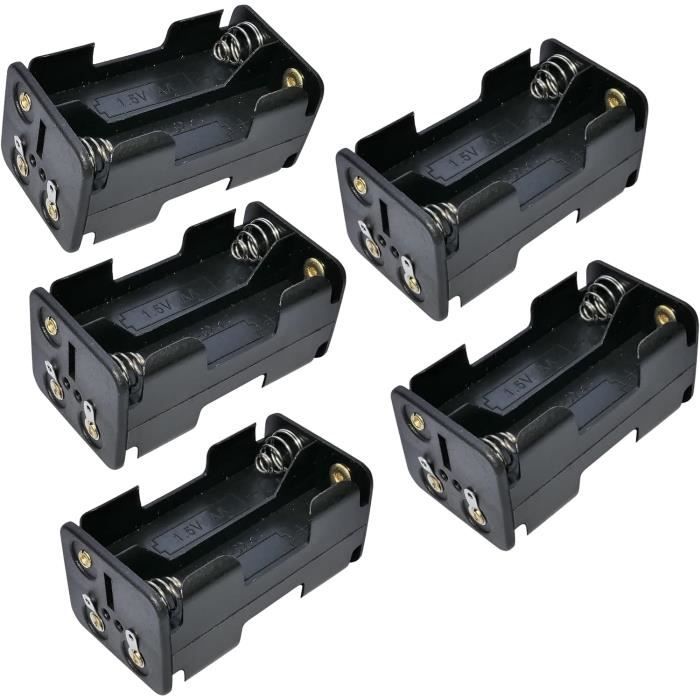 C52745 - Lot De 5 Boîtiers-Porte-Piles-Chargeur-Support Pour 4 Piles Aa ...