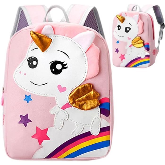 Licorne Cartable Scolaire Maternelle, Nylon Licorne Sac Ados, Cartable ...