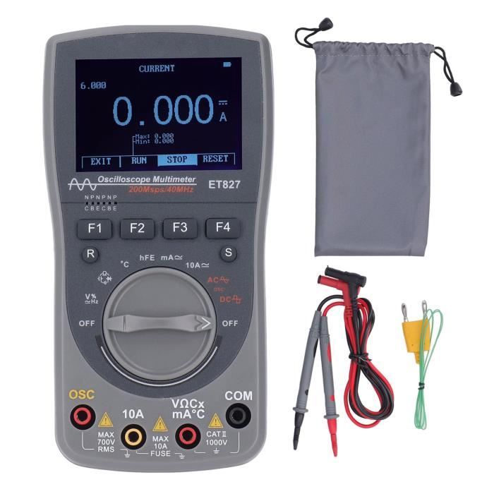 TMISHION Multimètre oscilloscope 40 MHz Mode automatique de forme d ...