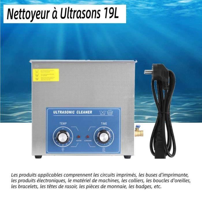 Nettoyeur à Ultrasons Machine à Laver avec panier avec Chauffage ...
