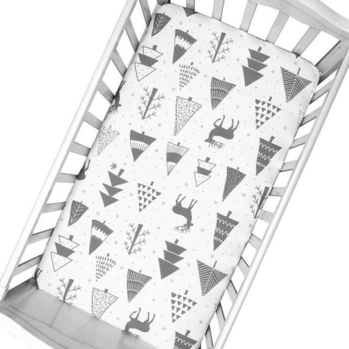 PD14182-PROTECTION MATELAS BEBE.Couvre matelas imprimé ajusté. 130x70 ...