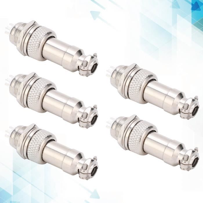 PAL Prise d'aviation 5 pièces Aviation prise connecteur mle femelle fil ...