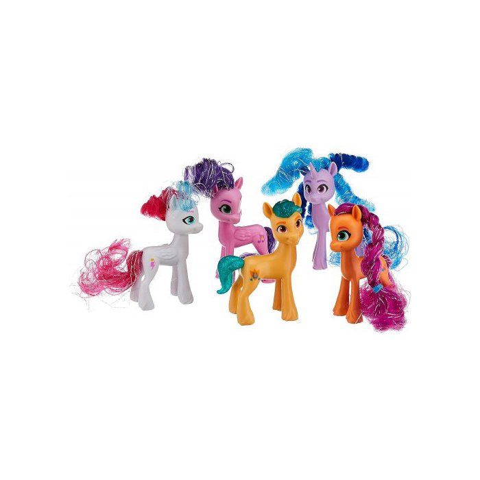 Coffret My Little Pony 5 poneys 8 Cm : Sunny Starscout - Hitch ...