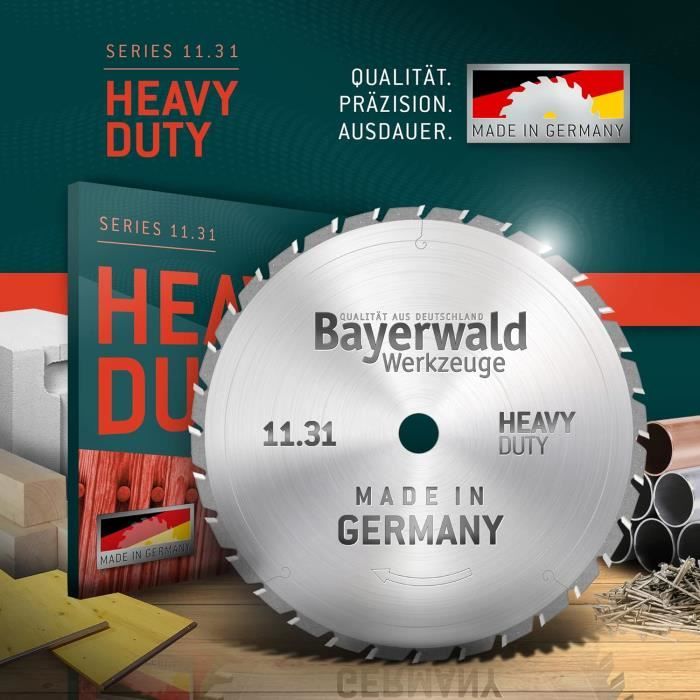 Bayerwald - Lame De Scie Circulaire En Métal Dur - Diamètre : 450 Mm X ...