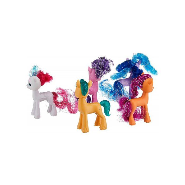 Coffret My Little Pony 5 poneys 8 Cm : Sunny Starscout - Hitch ...