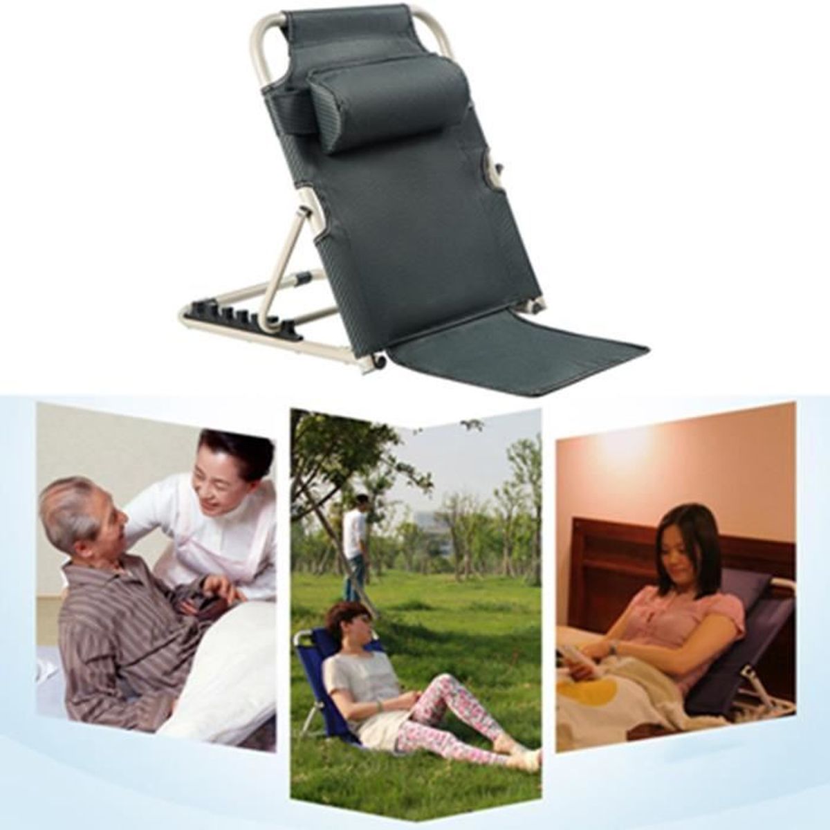 Repose-lit de lecture relevable Dossier de lit multi-angle réglable ...