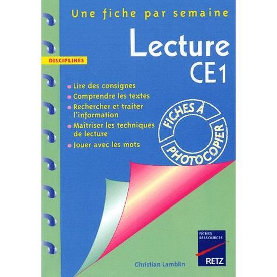 Lecture CE1 - Cdiscount Librairie