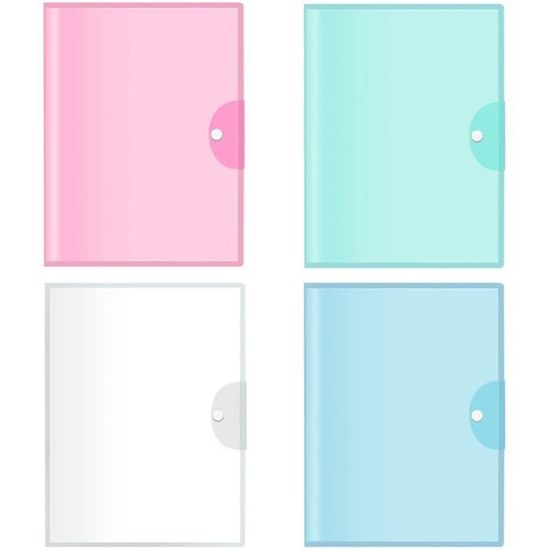 Lot de 4 classeurs à levier Qrdner - Format A3 - 24 × 31 × 1 cm (10 ...