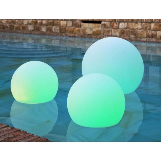 Boule lumineuse solaire Buly 40 Float SmartTech, recharge solaire, avec ...