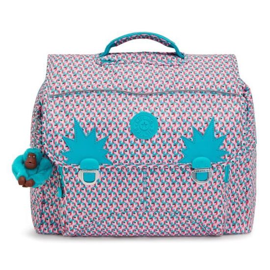 Kipling Back To School Print Iniko Backpack M Poppy Geo [190462] - sac ...