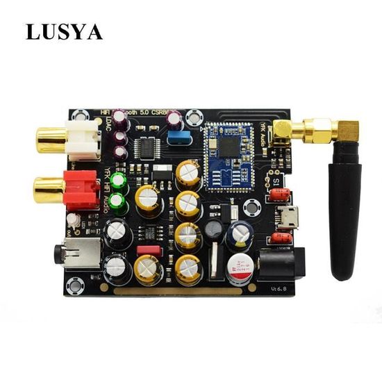 Adaptateur audio,Lusya-Carte récepteur sans fil AC APTX HD,Bluetooth 5.0,PCMouvriers Pipeline ...