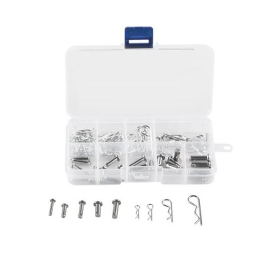 100 PièCes Acier au Zingué R Goupille D'Attelage Tracteur Clip Goupille ...