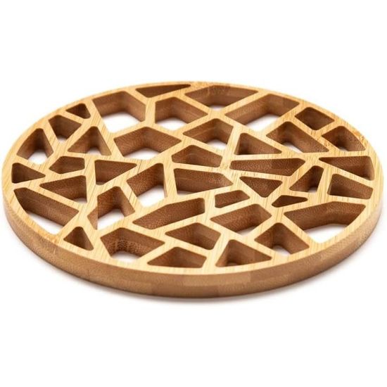 Tapis Chauffant En Bambou | Ensemble De Dessous De Plat En Bambou | 15 Cm De Diamètre | Tapis ...