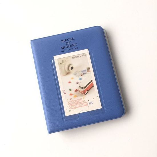 ALBUM PHOTO,Blue--Mini Album Photo pour Polaroid, 64 pochettes, pour ...