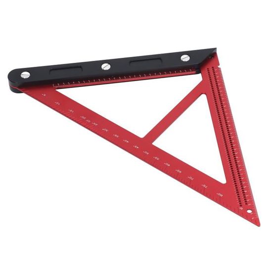 ZJCHAO Règle de Triangle Menuisier, Carré d'Angle en Métal - Cdiscount ...