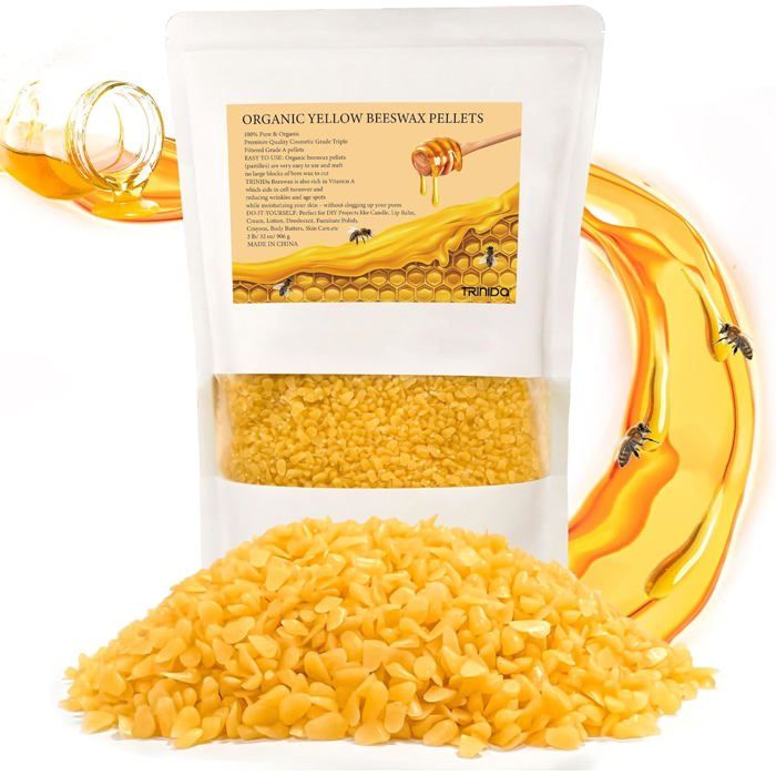 Granulés De Cire D'Abeille Jaune Pour La Fabrication De Bougies,Soins De La Peau,Du Corps,Du ...